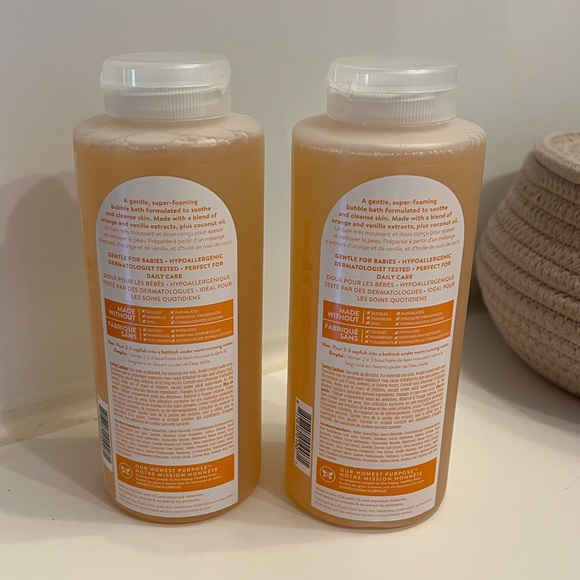 The Honest Company | Bath | Honest Bubble Bath Sweet Orange Vanilla Set ...